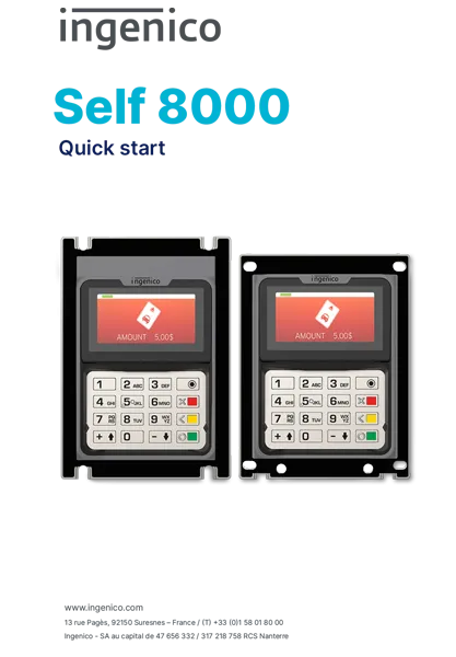 Ingenico | Self/8000